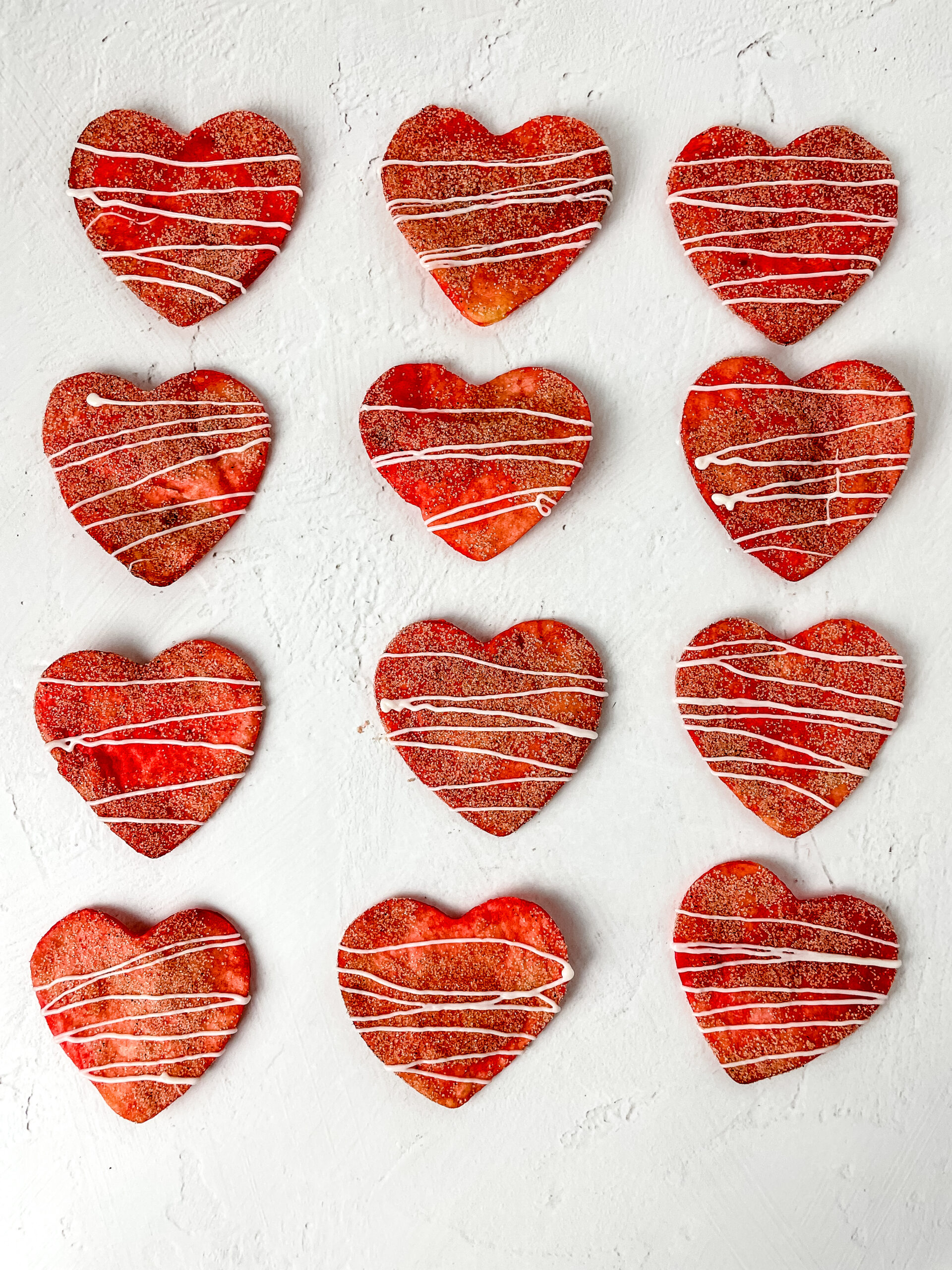 Valentine Heart Tortilla Chips with Cream Cheese Dip - Torrie Made It™
