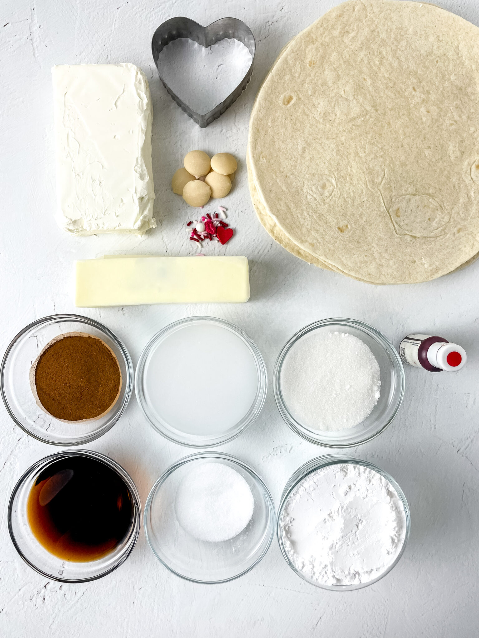 Valentine Heart Tortilla Chips with Cream Cheese Dip - Torrie Made It™